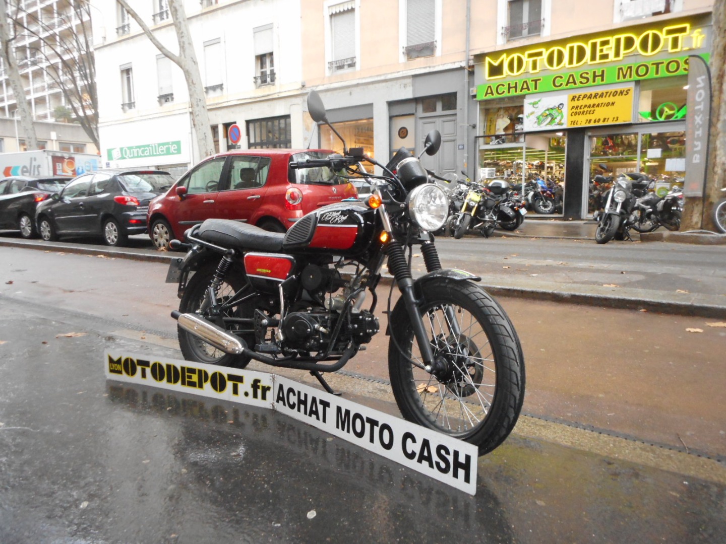 Moto depot : Motos d’occasion de 0 a 50 cc masai, BLACK ROAD 50 MASAI NOIR